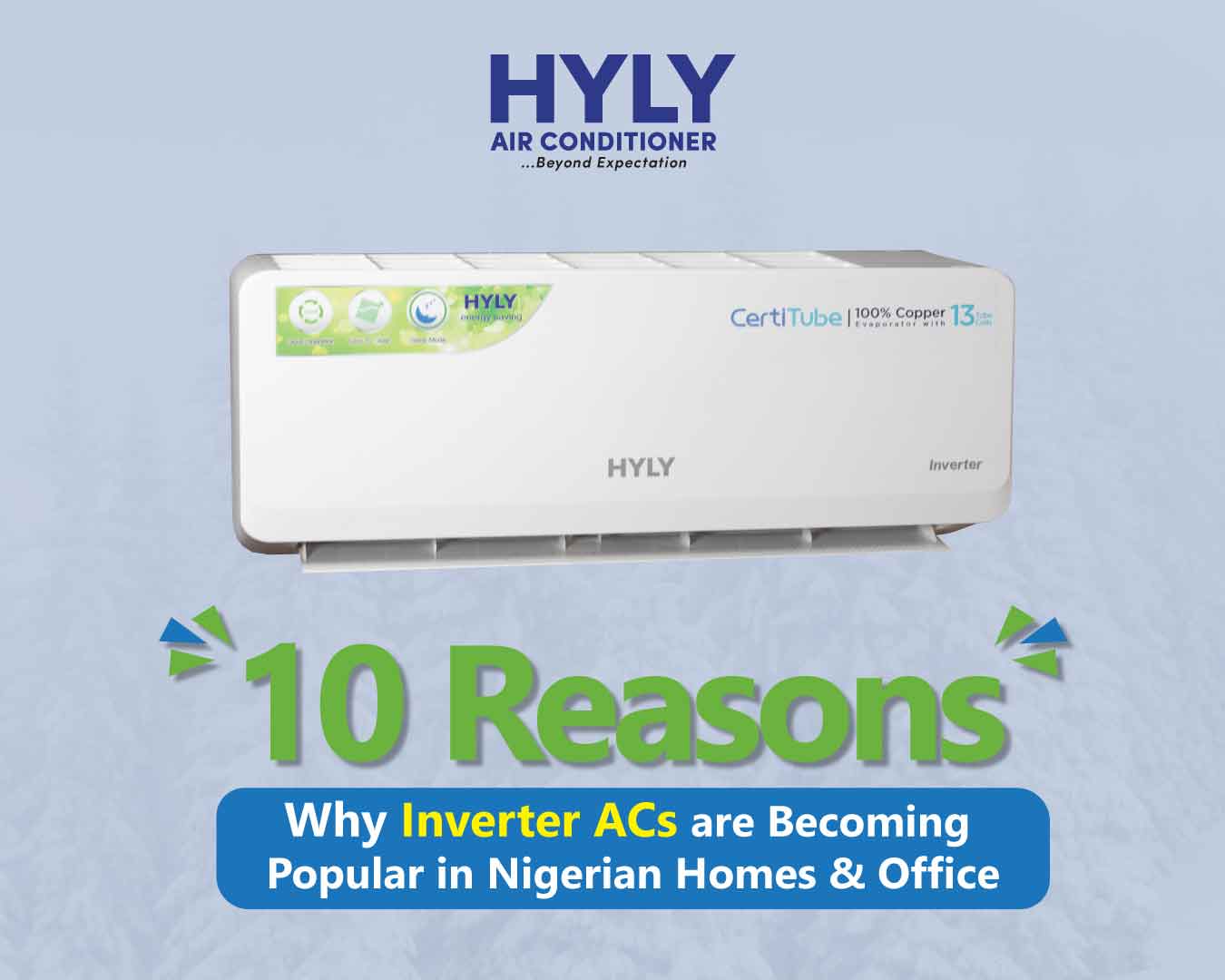 10 Reasons Why Inverter ACs Are Becoming Popular in Nigerian Homes - Hyly Group